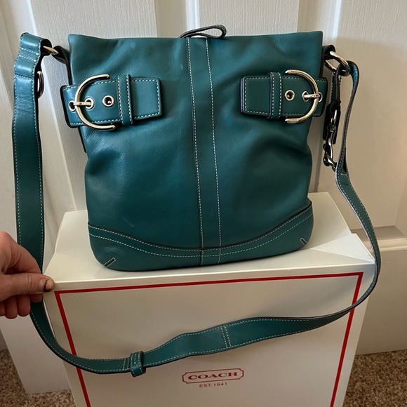 Coach | Bags | Teal Coach Purse | Poshmark